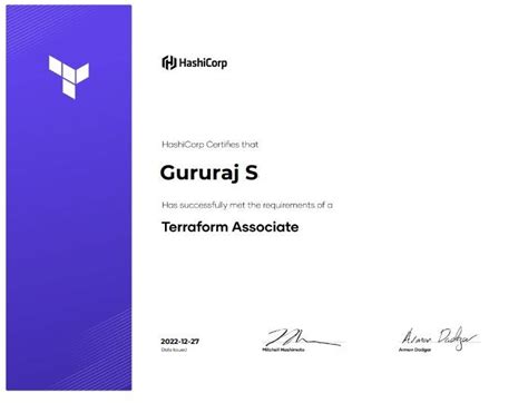 Guru S On Linkedin Recently Passed Terraform Associate Certification