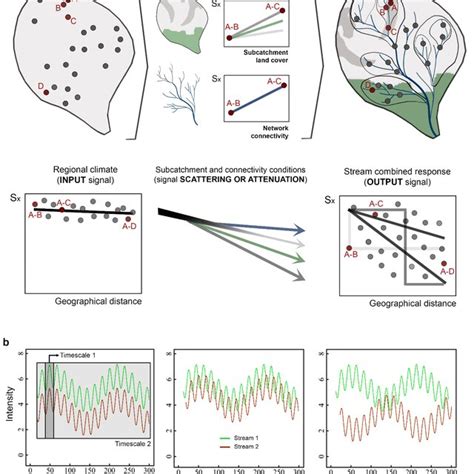 Conceptual Figure Illustrating Both The Spatial A And Temporal B Download Scientific
