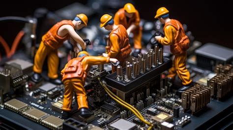 Premium Ai Image Computer Motherboard And Microcircuit