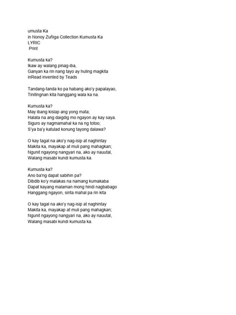 Kumusta Ka Pdf