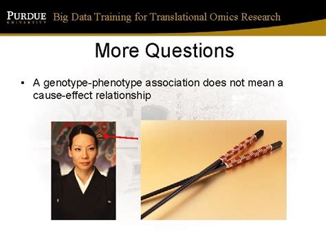 Big Data Training For Translational Omics Research Session