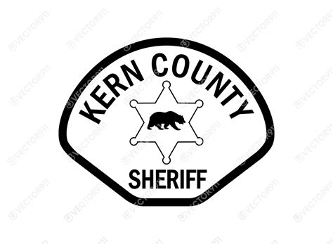 Kern County California Sheriff Patch Svg Vector Files Vector911