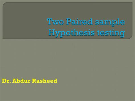 Solution 4 Two Paired Sample Testing Studypool