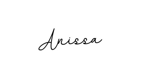 85 Anissa Name Signature Style Ideas Good Esignature