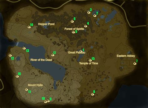Zelda Breath Of The Wild Korok Seeds Map Maps Catalog Online Botw