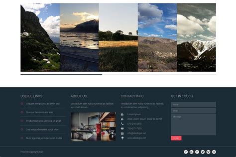 Frost Responsive Bootstrap Theme Photography Website Bonaire Heard
