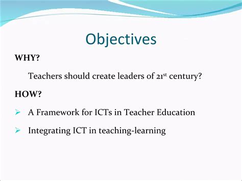 Integrating Ict Into Teaching Learning Ppt