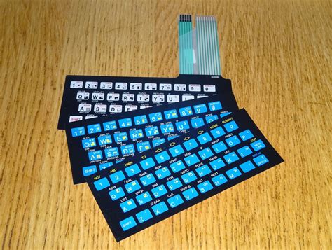 Tynemouth Software Zx80 Keyboard Overlays