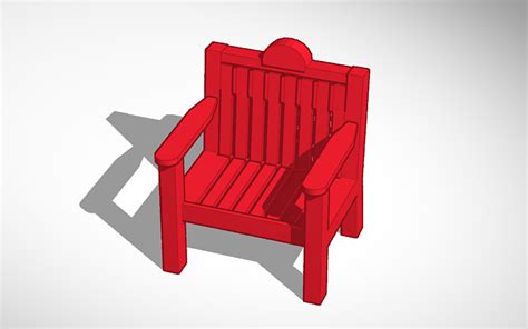 3d Design Louis Cooper Bench Tinkercad