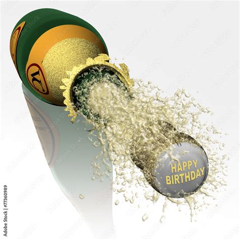 Brindisi Happy Birthday Stock Illustration Adobe Stock