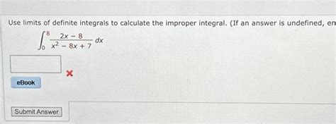 Solved Use Limits Of Definite Integrals To Calculate The