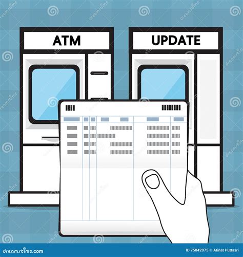Update A Passbook Stock Vector Illustration Of Automatic 75842075