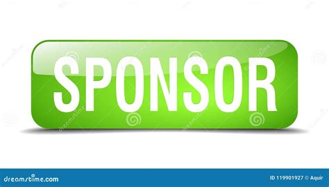 Sponsor Button Stock Vector Illustration Of Graphic 119901927