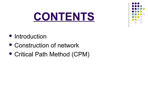 Network Analysis PPT Business Administration Business