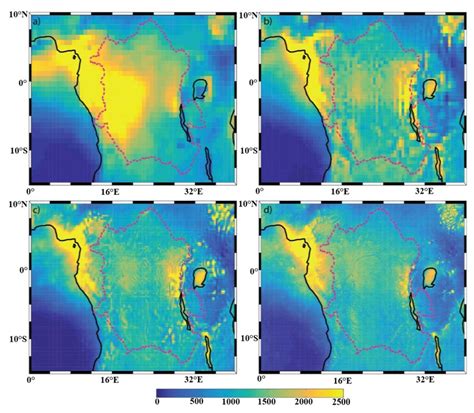 Spatial Distribution Of Annual Mean Precipitation Mmy Of The A
