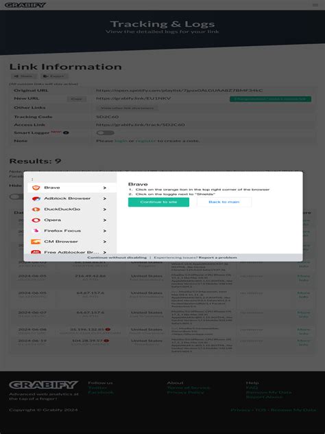 tracking grabify ip logger and url shortener pdf safari web