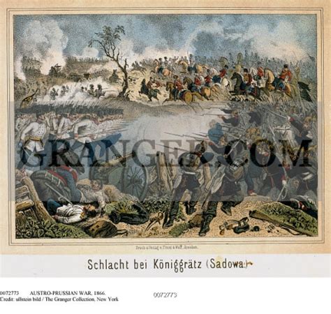 Image Of Austro Prussian War 1866 The Battle Of Sadowa Also Known
