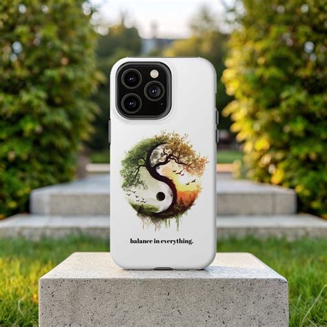 Nature Yin And Yang Yin Yang Asian Chinese Art Tough Phone Case T