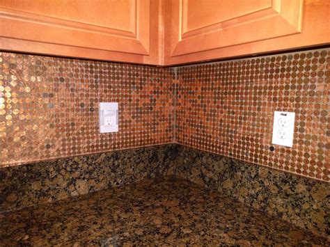 Diy Penny Backsplash