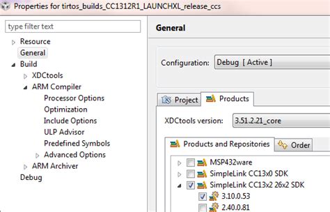RTOS CC R Simplelink Cc X X Sdk Sub GHz Forum Sub GHz TI E E