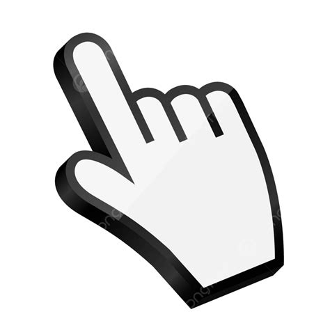 Mouse Hand Cursor Vector Illustration White Illustrations Operating