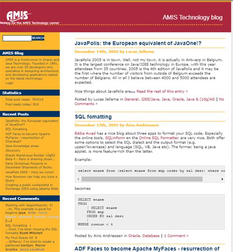 Celebrating 20 Years Of Amis Technology Blog Conclusion Amis Technology Blog