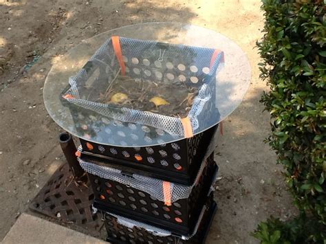 Diy Milk Crate Composter