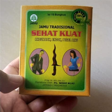 Serbuk Sehat Kuat Jamu Tradisional Original Asli Jamu Serbuk Sehat