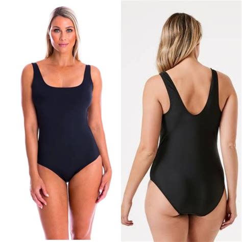 Anko Plus Size Ribbed Knit One Piece Swimsuit On Carousell