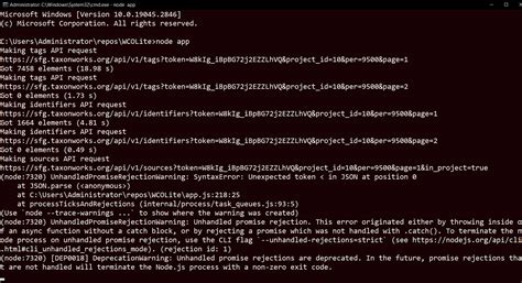My External Catalogue Doesn T Work Anymore After Recent Changes Issue SpeciesFileGroup