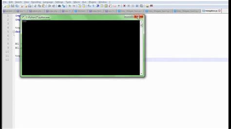 how to run python programs from notepad youtube