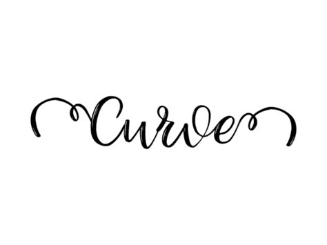 curve lettering graphic by islanowarul · creative fabrica