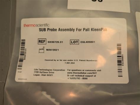 Sub Probe Assembly For Pall Kleenpak Sh3072001 Ebay