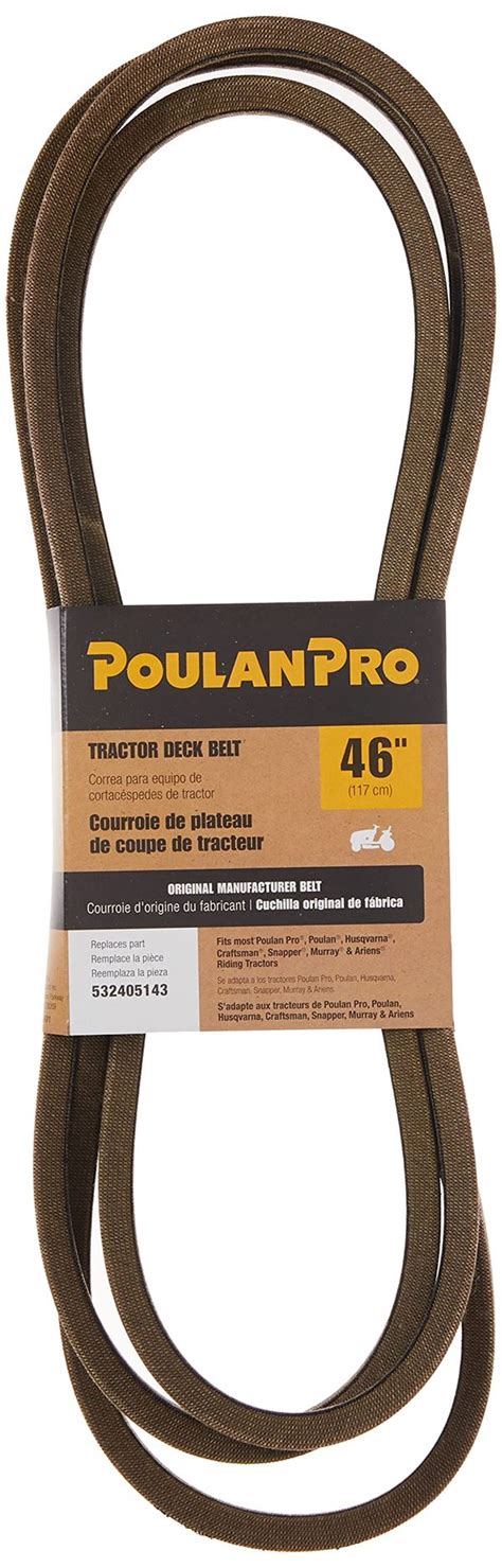 Poulan Pro 46 Inch Deck Belt Diagram