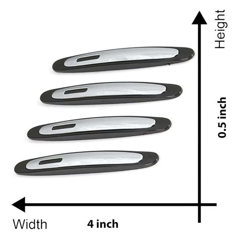 Door Guard Edge Protector For All Cars Black And Silver