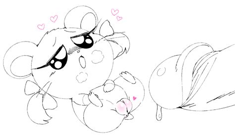 Rule 34 Bijou Bijou Hamtaro Exed Eyes Female Hamster Hamtaro