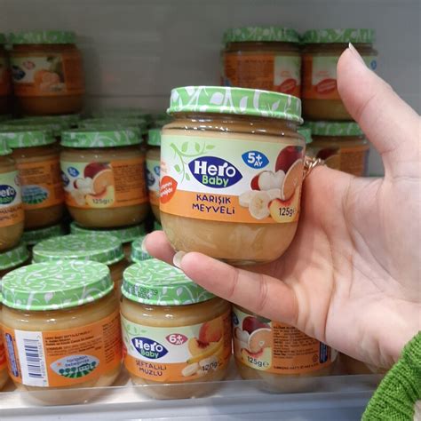 خرید و قیمت غذای کودک هرو بیبی پوره میوه های مختلف مخصوص نوزادان 5 ماه