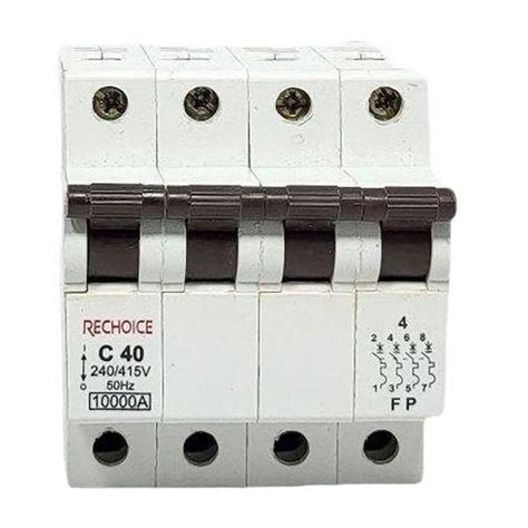 32 Amp Four Pole Mcb At ₹ 495 Piece Vasai Id 2854654752730