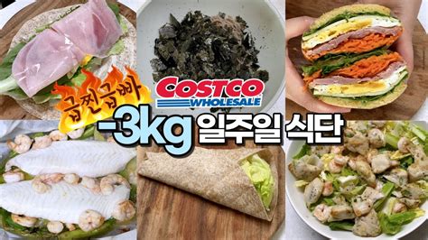 코스트코 다이어트 추천 식품으로 만든 급찐급빠 일주일 식단 레시피 Best 6 Youtube