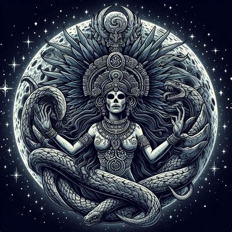 Coyolxauhqui Diosa De La Luna Azteca Diosa De La Muerte Azteca