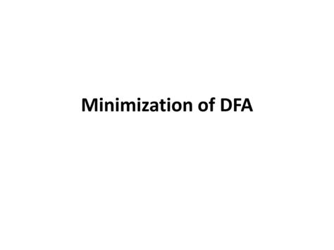 Minimization Of Dfapptx Technology And Computing