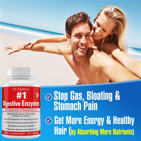 Enzymes For Digestion With Lactase Lipase Amylase Bromelain And 15 More