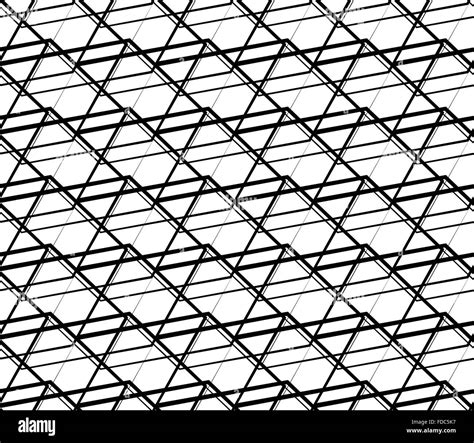 Seamlessly Repeatable Abstract Monochrome Grid Mesh Pattern Editable