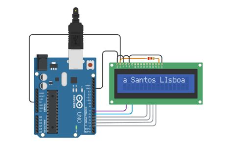 Circuit Design Displays Lcd Liquidcrystal Tinkercad