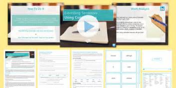 Gcse Extending Sentences Using Conjunctions Lesson Pack