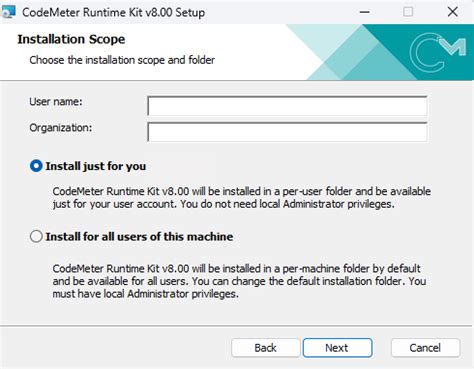Installing CodeMeter Runtime On The Server Computer For License Hosting