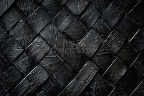 A Dark Black Textured Surface With A Faint Cross Hatch Pattern