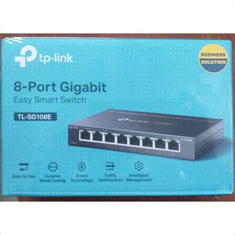 Black 8 Port Gigabit Smart Switch At Best Price In New Delhi Mwt Smartcoins Private Limited
