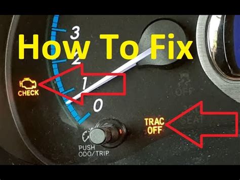 Trac Off And Check Engine Light Toyota Troubleshooting Solutions Motor Riderz