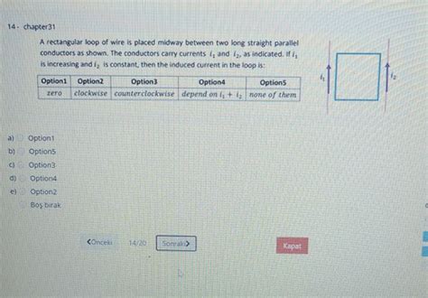 Solved A Rectanzular Loop Of Wire Is Placed Midway Between